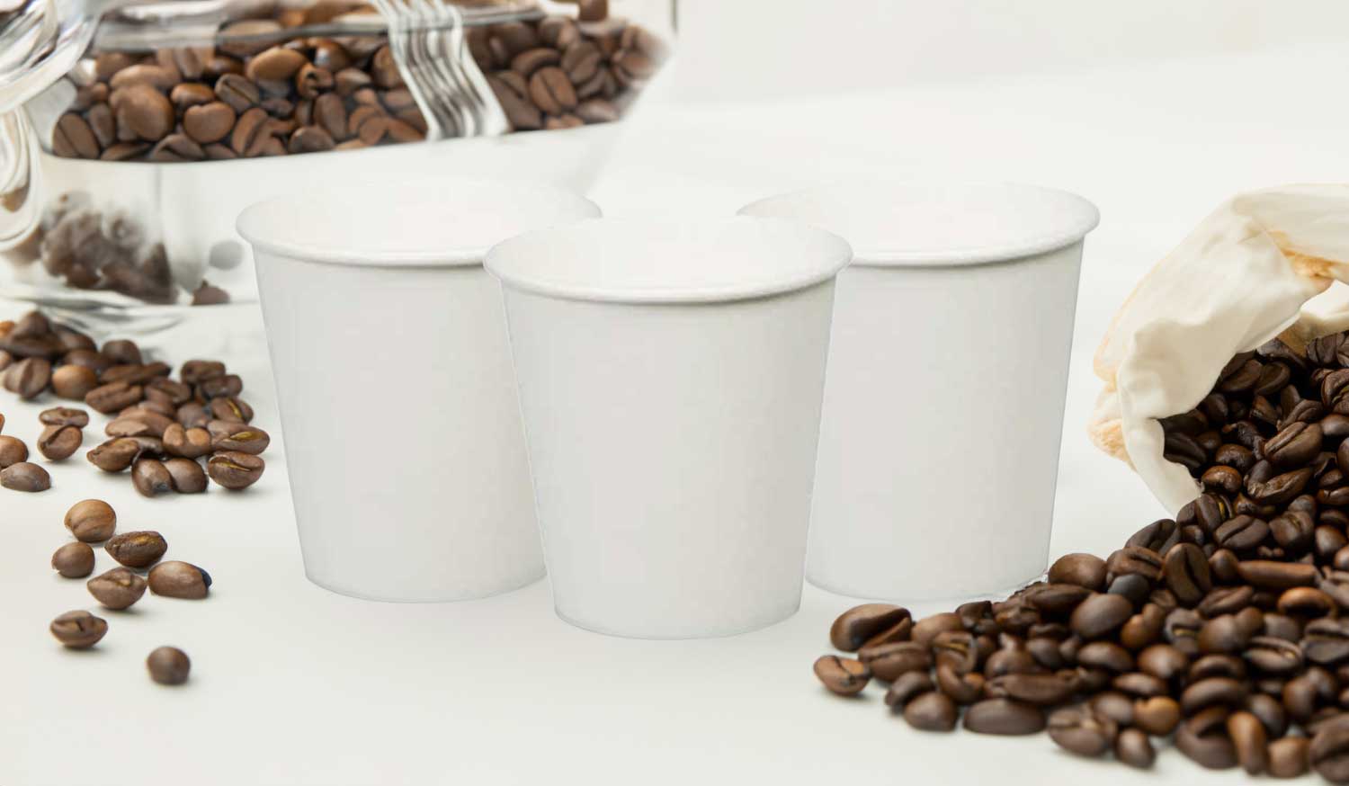 Plain White Hot Cup Benefits | EcoBoxes